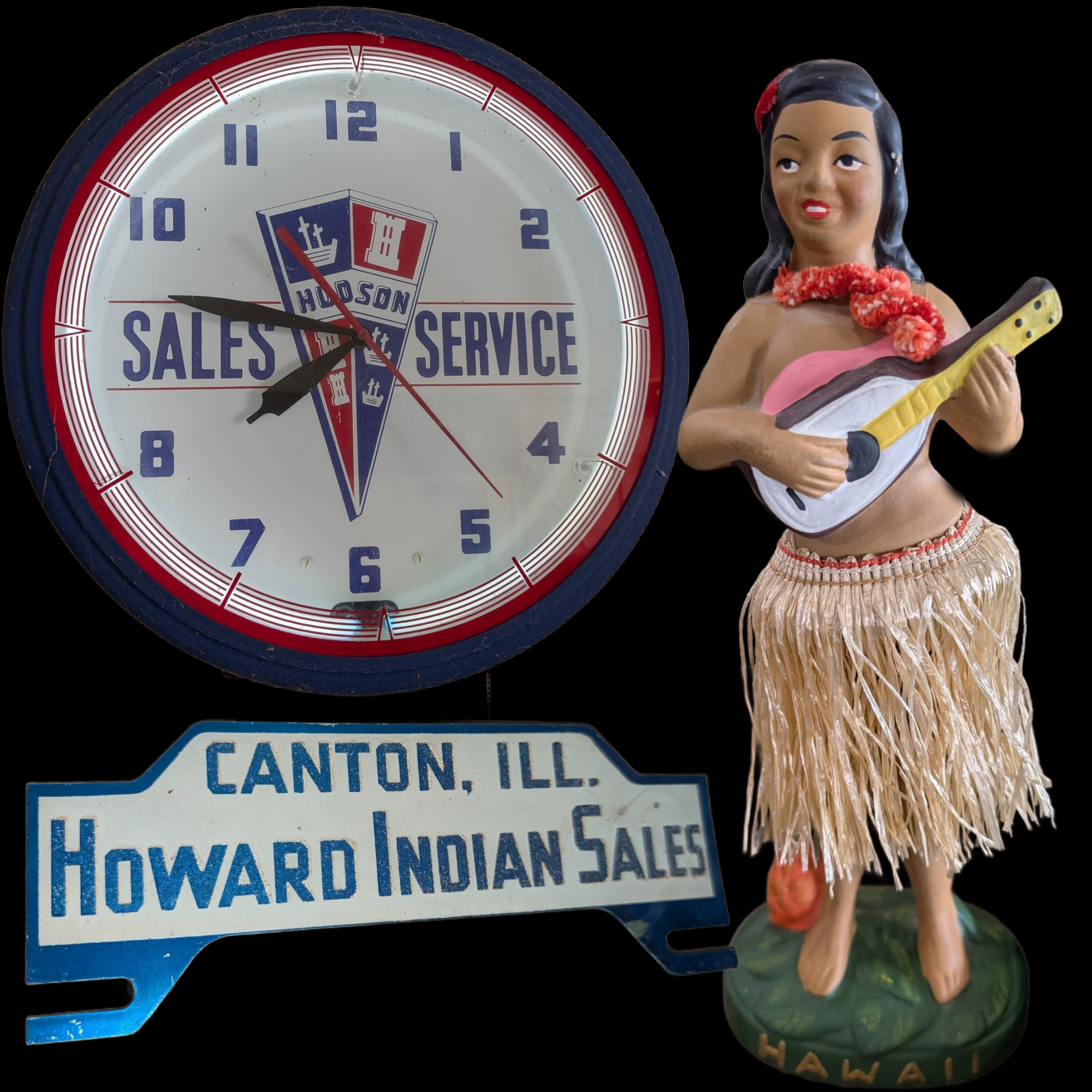 Delano "Dee" Kruzan Estate Auction - Antiques, Hula Girls & Hudson ...